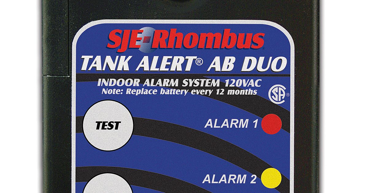 New Tank Alert AB DUO alarm monitors two levels | Onsite Installer